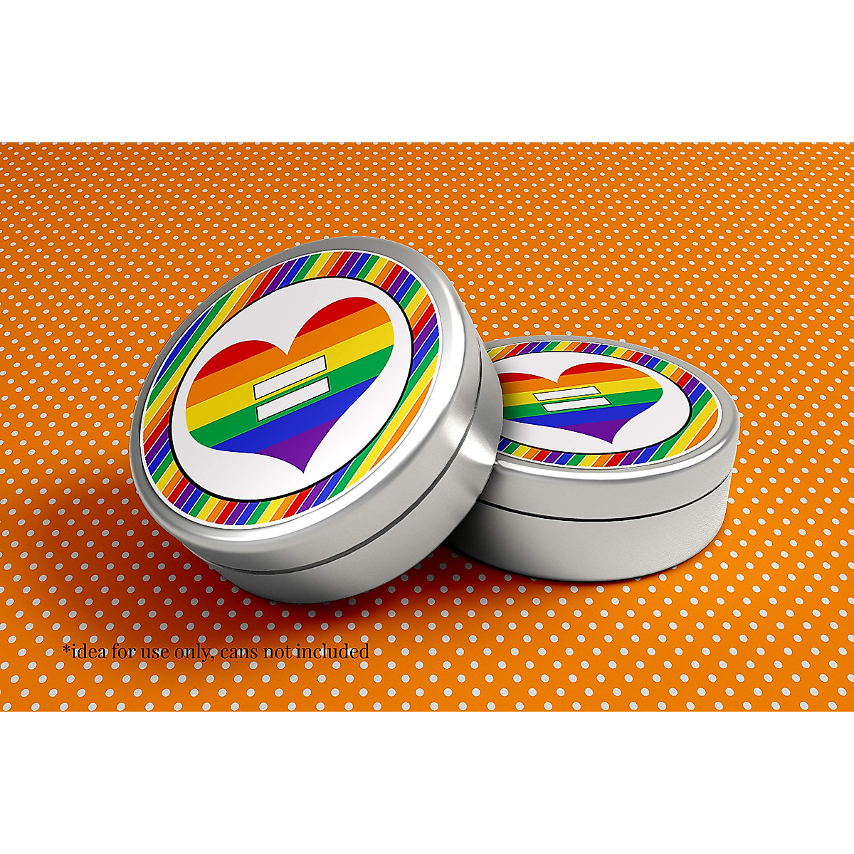 Love Wins LBGTQ Equality Pride Acceptance & Appreciation Thank You Sticker Labels, 40 2" Party Circle Stickers by AmandaCreation, Also Great for Envelope Seals & Gift Bags
