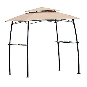 Garden Winds Replacement Canopy Top Cover for The Curved Leg Dome Grill Gazebo - RipLock 350