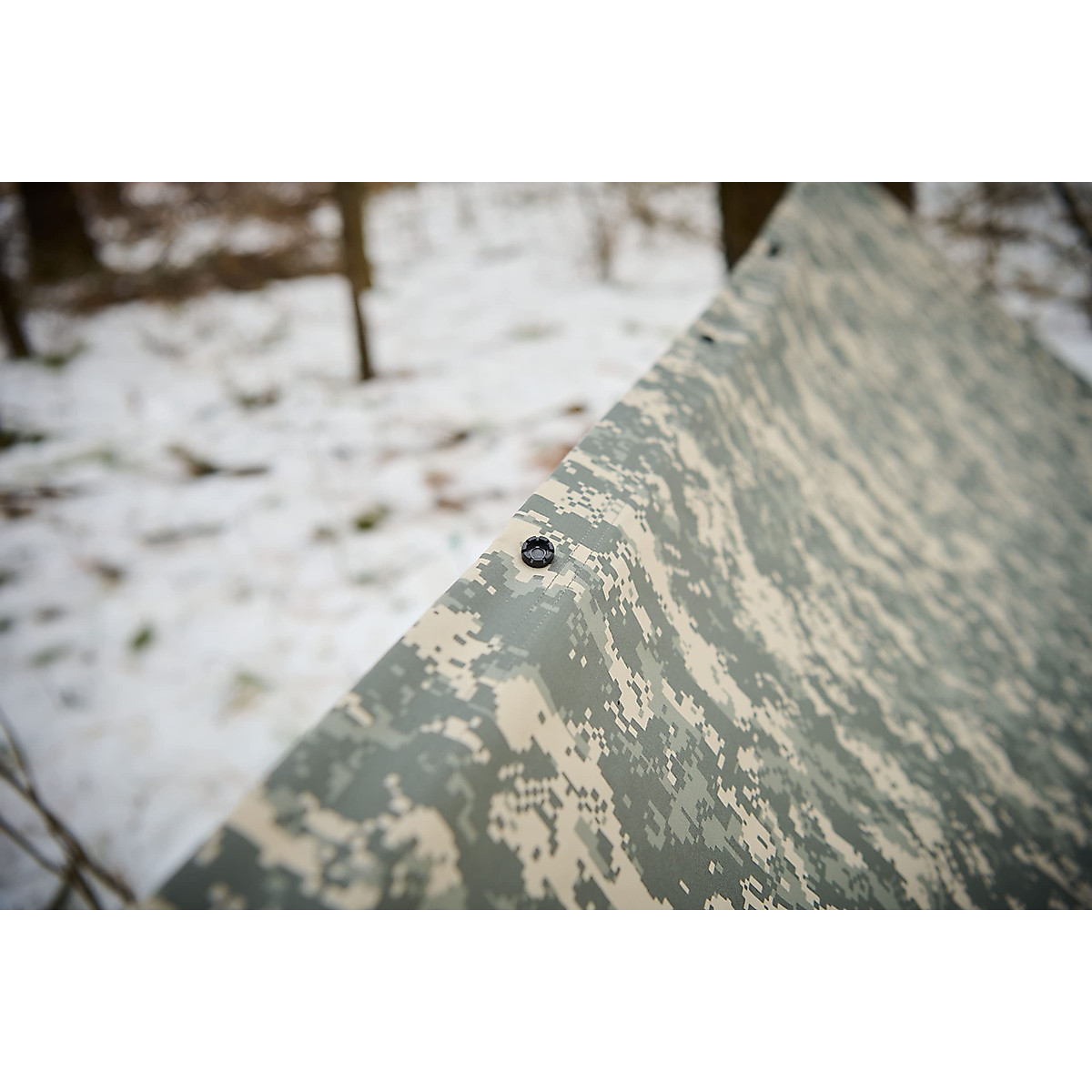 Redfeather Interlink Camo Tarp - 100% Waterproof Heavy Duty Nylon Cover, Shelter & Tent Footprint - Made in The USA