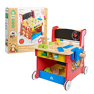 Early Learning Centre Wooden Activity Train Developmental Table, Kids Toys for Ages 12 Month, Amazon Exclusive