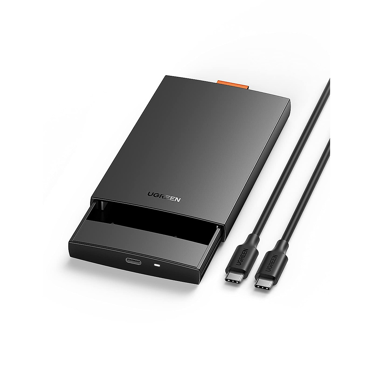 UGREEN USB C Hard Drive Enclosure USB C 3.1 Gen 2 to SATA Adapter for 2.5" SATA SSD HDD 6Gbps High-Speed Support UASP SATA III Compatible with MacBook Pro Air WD Seagate Toshiba Samsung Hitachi