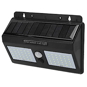 60 LED Solar Lights Outdoor, 90-120° Wide Angle PIR Sensor Lights, 5.5V 1.2W Solar Induction Garden Wall Light Lamp