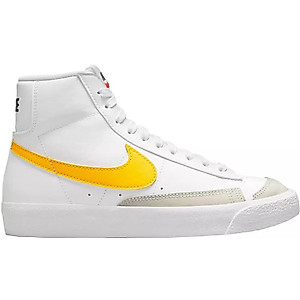 Nike Boy's Blazer Mid '77 (Big Kid) White/Vivid Sulfur/Pecan 5 Big Kid M