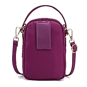 Activane Small Bag for Women Shoulder Bag with Detachable Strap for Passport Cell Phone