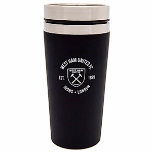 West Ham United Fc Executive Travel Mug (One Size) (Black)