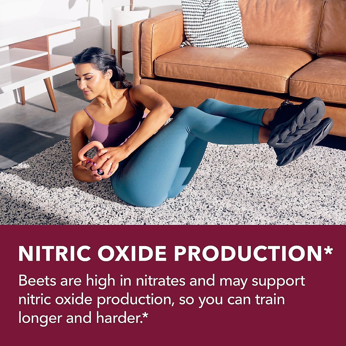 Beet Root Gummies with COQ10 & Pomegranate - Nitric Oxide Supplement for Men and Women - Endurance, Performance, Recovery - Vegan, Non-GMO, Gluten Free - Mixed Berry Flavor, 1 Month Supply