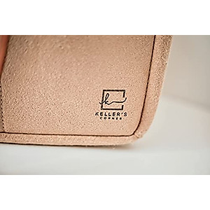 Keller's Corner Baby Diaper Caddy Organizer Beige Large & Small Pouch/Portable Holder Bag for Changing Table & Car/Nursery Storage Bin/Newborn Essentials Must Have