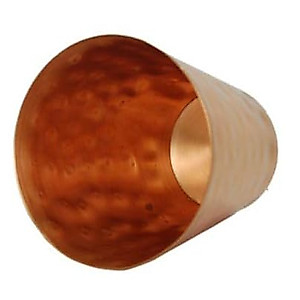PARIJAT HANDICRAFT Handcrafted Copper Bar Cocktail/Wine Glasses/Shot Glasses Capacity - 2 Ounce. (Hammered, 1)