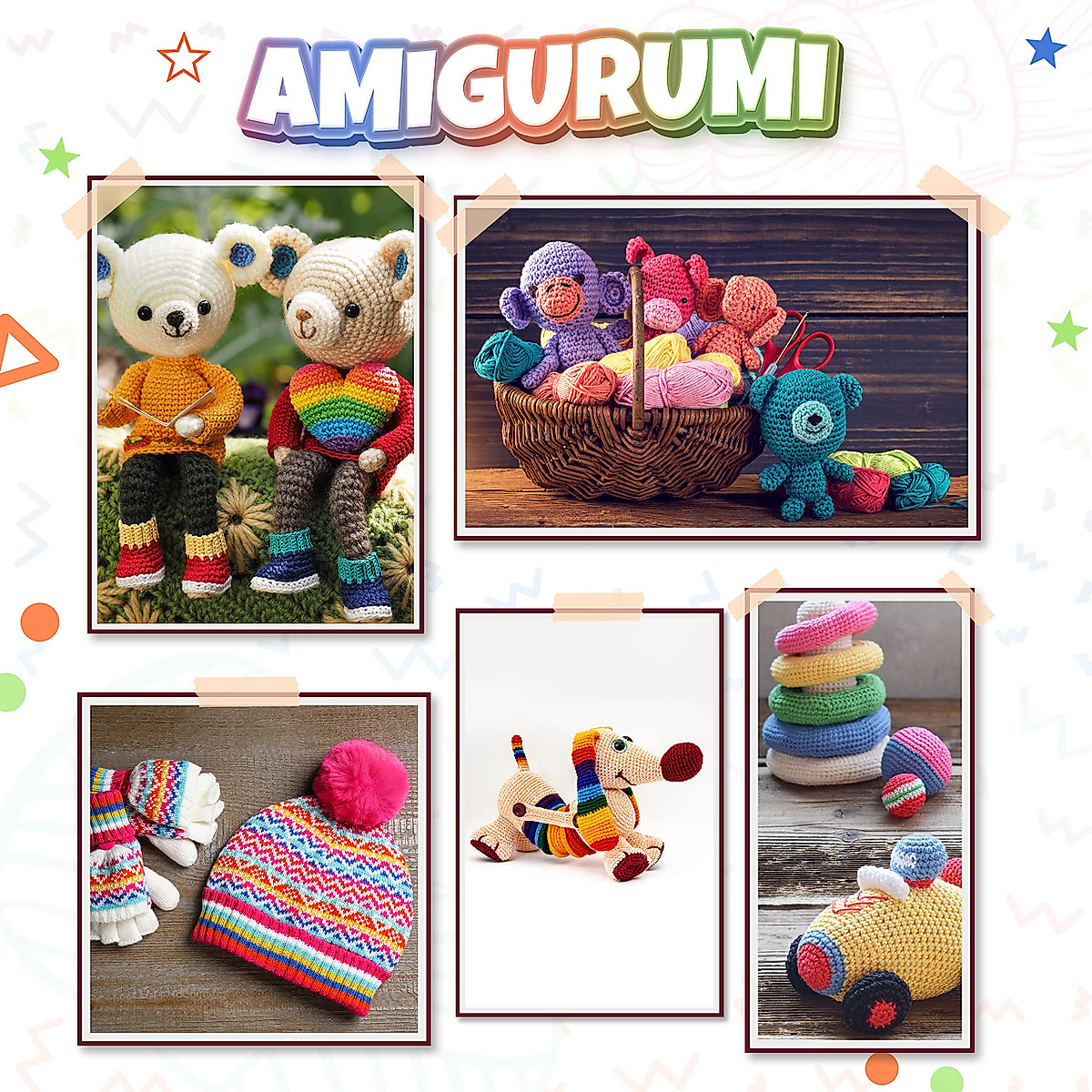 TYH Supplies 8 Acrylic Yarn Skeins | 560 Yard Soft Yarn Medium Weight for Knitting, Crochet, Craft Projects | 70 Yard Skeins | 8 Colors | Beginner Set | Light Color Collection