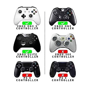 Colors Custom ABXY Replacement Buttons Mod Kit for Xbox One/Xbox One Slim/Xbox One Elite Wireless Controller Mod Buttons (Black)