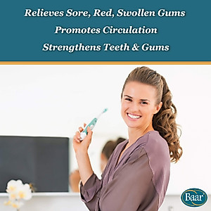 Baar Products - Ioxan Herbal Gum Massage - Oral Hygiene, Dental Health - Mouthwash, Liquid Toothpaste - Sodium Chloride, Calcium Chloride, Peppermint Oil - Relief, Circulation, Stimulation - 4 oz