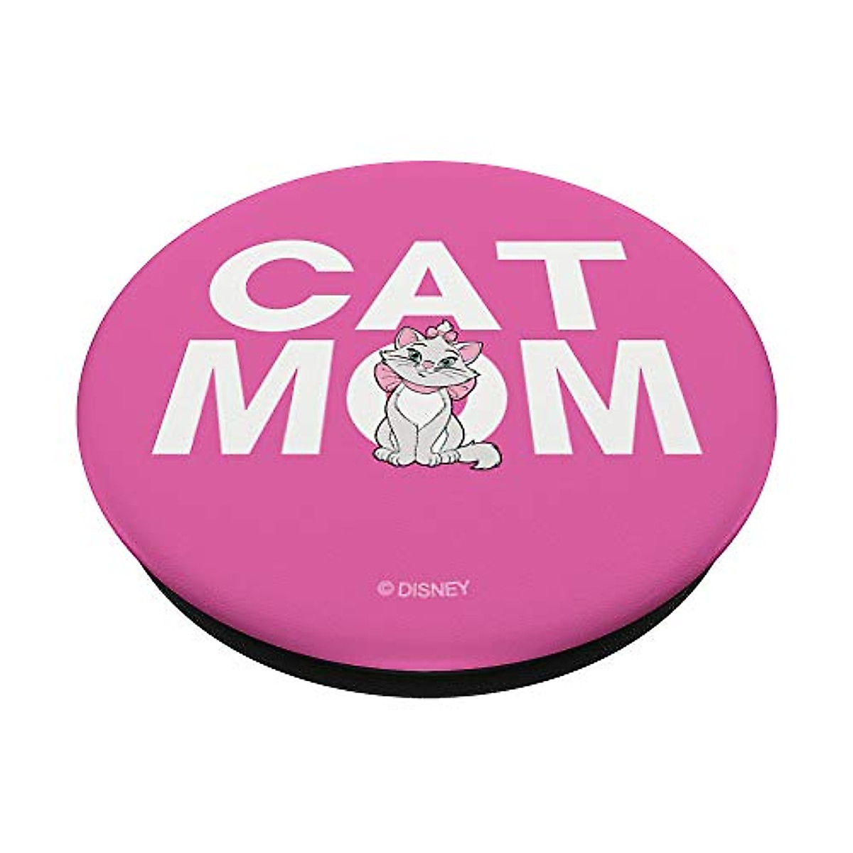 Disney The Aristocats Marie Cat Mom Hot Pink PopSockets PopGrip: Swappable Grip for Phones & Tablets