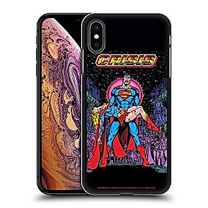 Head Case Designs Officially Licensed Superman DC Comics Supergirl Crisis on Infinite Earths Famous Comic Book Covers Hard Back Case Compatible with Apple iPhone Xs Max