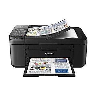 Canon PIXMA TR4527 Wireless Color Photo Printer with Scanner, Copier & Fax, Black