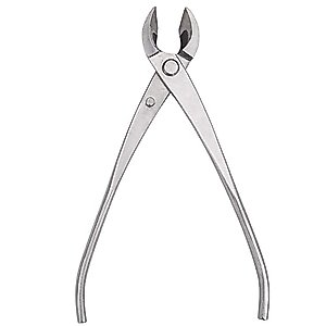 Qinlorgo Bonsai Branch Cutter Ergonomic Long Handle Resistant to Rust Garden Scissor Stainless Steel for Outdoor