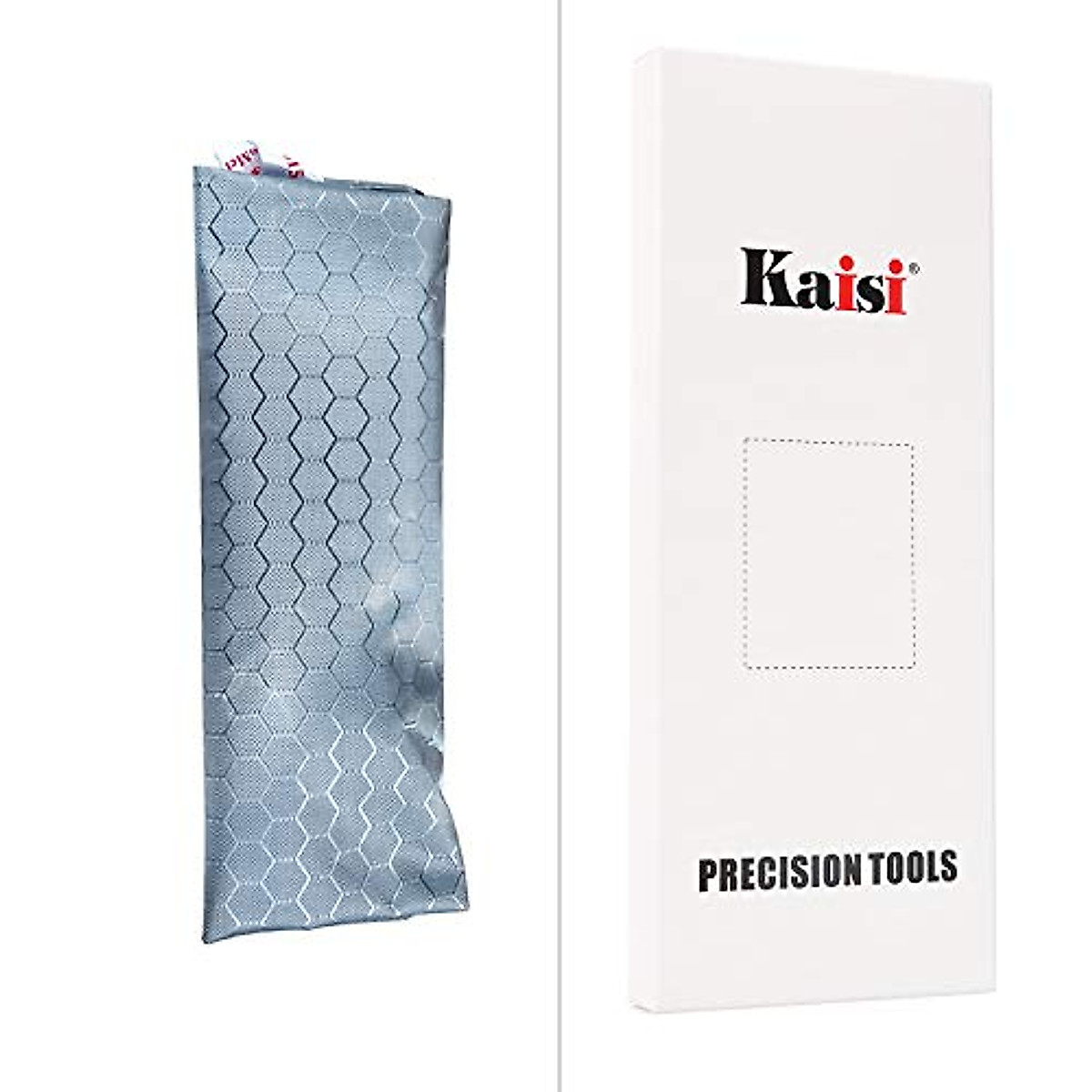 Kaisi Professional Electronics Opening Pry Tool Repair Kit with Metal Spudger Non-Abrasive Carbon Fiber Nylon Spudgers and Anti-Static Tweezers for Cellphone iPhone Laptops Tablets and More, 20 Piece