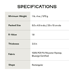 NEMO Quasar 3D Lightweight Sleeping Pad - Insulated Regular (72"x20") - Plasma