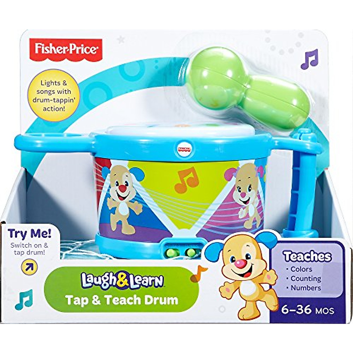 Fisher-Price Laugh & Learn Tap & Teach Drum