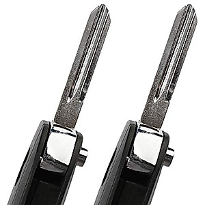 Flip Key Fob fits 2005-2010 Chevy Pontiac Saturn Keyless Entry Remote (15252034), Set of 2