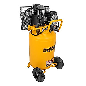 DEWALT 30 Gallon 2HP 175PSI Vertical Portable Single Stage Electric Air Compressor (DXCM303)