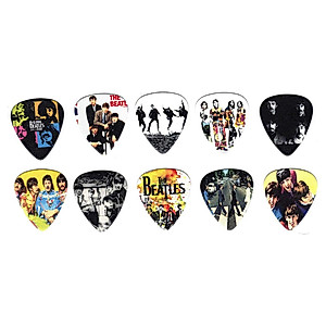 Sherpa Goods - Beatle's Guitar Picks - 10 Premium Medium Guitar Picks (0.71mm Thickness)