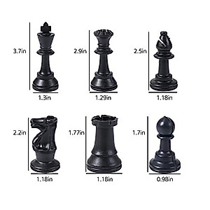 Tournament Travel Chess Sets Roll Up Chess Board Carrying Tube with Shoulder Strap Portable Beginner Chess Set - Green 20 x 20 Inch