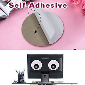 TOAOB 2pcs Giant Googly Wiggle Eyes Self Adhesive 7 Inch Large White Plastic Sticker Eyes for DIY Crafts Scrapbooking Christmas Decoration