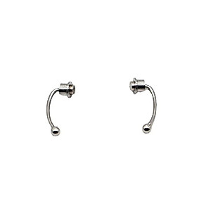 Shuiniba Magnetic Septum Nose Ring Horseshoe Fake Nose Ring Hoop Reusable Nose Ring Hoop Non-Piercing 316L Stainless Steel - 5 Pack