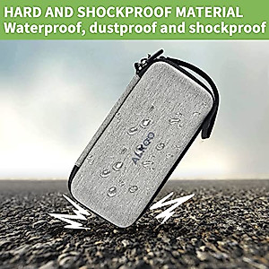 Case Compatible with Texas Instruments TI-84 Plus CE/TI-84 Plus/TI-83 Plus/TI-30XS / TI-36Pro Graphing Calculator, Scientific Calculators Box for Ruler, Rubber, Pencil and Other- Light Grey