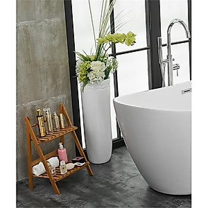 Elegant Decor Indoor Modern 72 inch soaking double slipper bathtub in glossy white