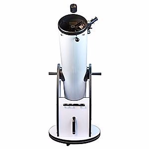 Sky Watcher Classic 200 Dobsonian 8-inch Aperature Telescope – Solid-Tube – Simple, Traditional Design – Easy to Use, Perfect for Beginners, White (S11610)