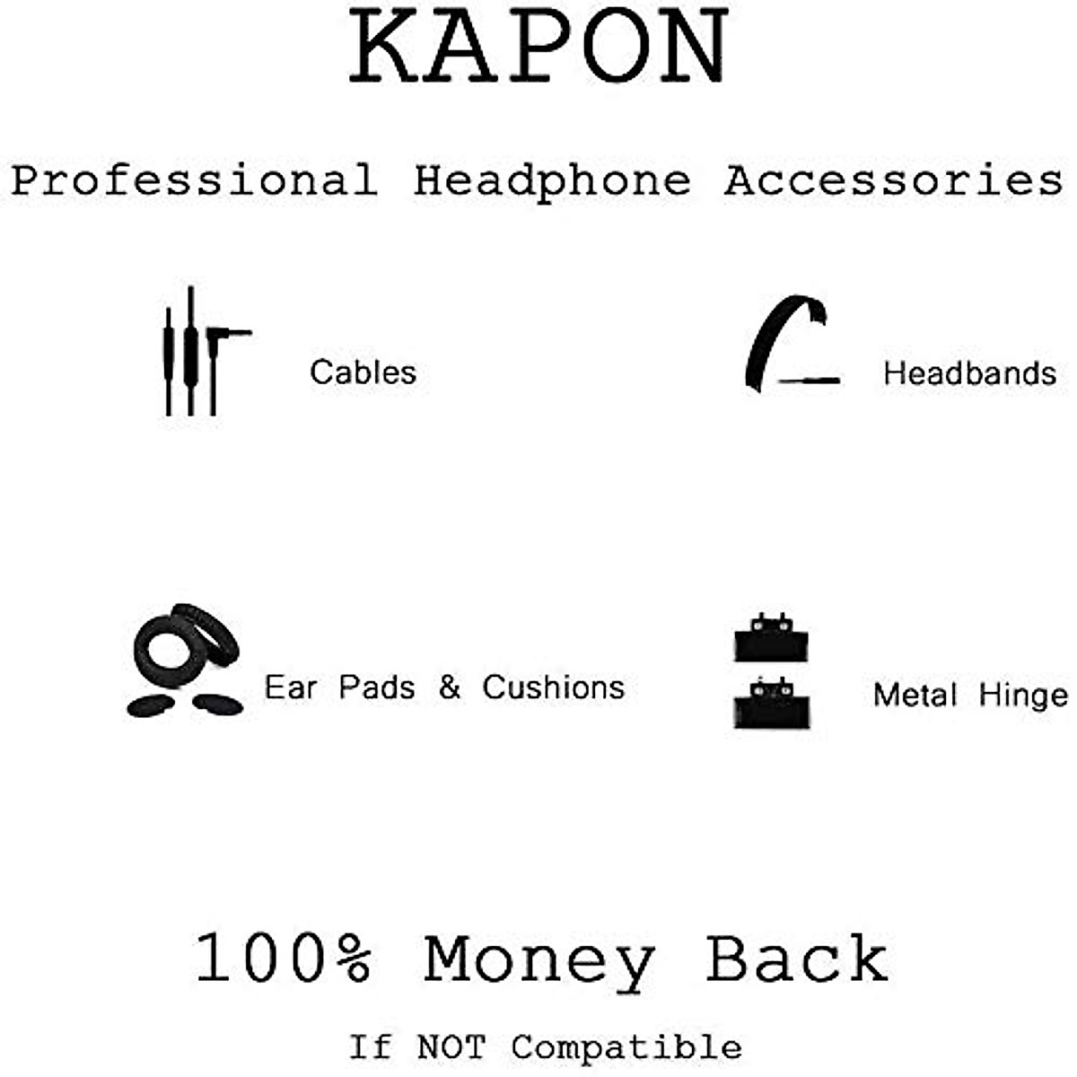 Studio 3 Replacement Parts Hinge Repair Kit Accesories Compatible with Beats by Dre Studio 3.0 Wireless Headphones (Silver)