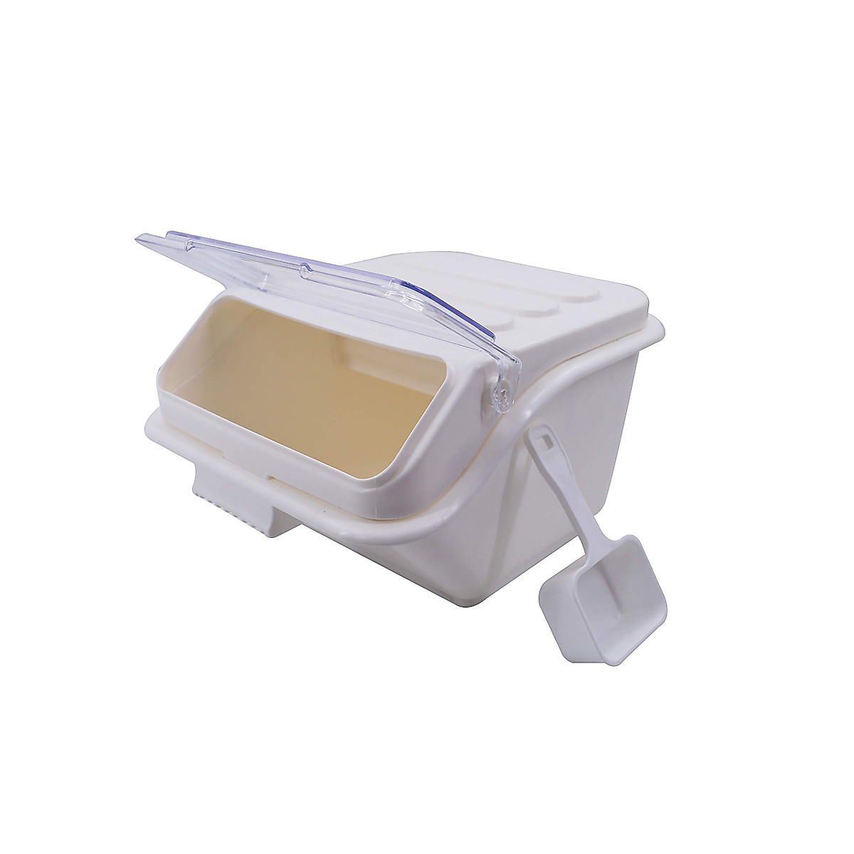 40-Cup 2.2Gal/8Qt Commercial ProSave Shelf-Storage Food Ingredient Bin with Scoop,Storage for Dogs Food, Flour, Long Term Storage Products for Home, Restaurant, Kitchen, Industrial