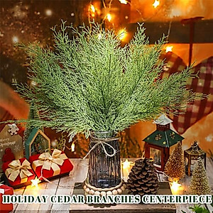 Christmas Branches, 12pcs Artificial Christmas Branches DIY Crafts Branches, 13.7 in Christmas Branches Gift Boxes Vase Decoration for Xmas Indoor Outdoor Home Decor