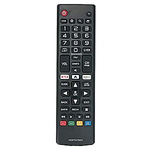 VINABTY Replaced Remote fit for LG TV 70UK6570 86UK6570 75UK6570 43UK6300 49UK6300 50UK6300 55UK6300 65UK6300 43UK6500AUA 50UK6500AUA 55UK6500AUA 65UK6500AUA 43UK6300BUB 49UK6300BUB AKB75375604