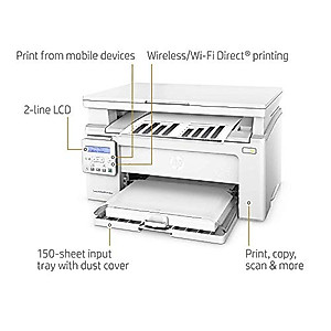 HP LaserJet Pro M130nw All-in-One Wireless Laser Printer, Works with Alexa (G3Q58A). Replaces HP M125nw Laser Printer