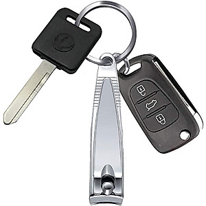 NATZERAT 50 Pack Fingernail Clipper Toenail Clippers，Stainless Steel Nail Clippers Bulk，Portable Nail Cutter Manicure Kit Toe Nail Clippers for Women Man Adult Homeless Care