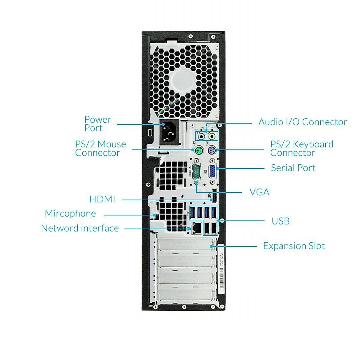 HP Compaq Desktop Computer Pro 6300 SFF Intel Core i5-3470 3.20GHz 8GB DDR3 Ram 1TB Hard Drive DVD-Rom Windows 10 Home (Renewed)