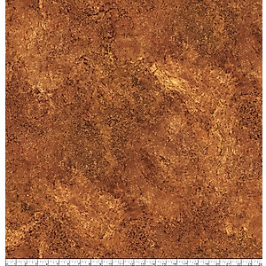 Rich, Reddish Brown, Limestone Design, Fabric, 100% Cotton, Stonehenge Gradations II, Canyon, Iron Ore Accent, Northcott, 26759-37, by Yard