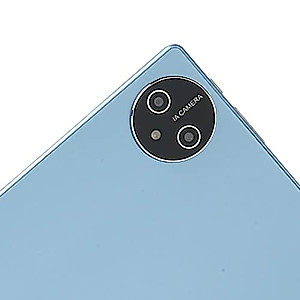 FECAMOS 2 in 1 Tablet PC, 10.1 Inch Tablet 5G WiFi 512GB Dual Camera RGB Mouse Expandable 4G LTE MT6755 Octa Core with Stylus Pen for Entertainment (Blue)