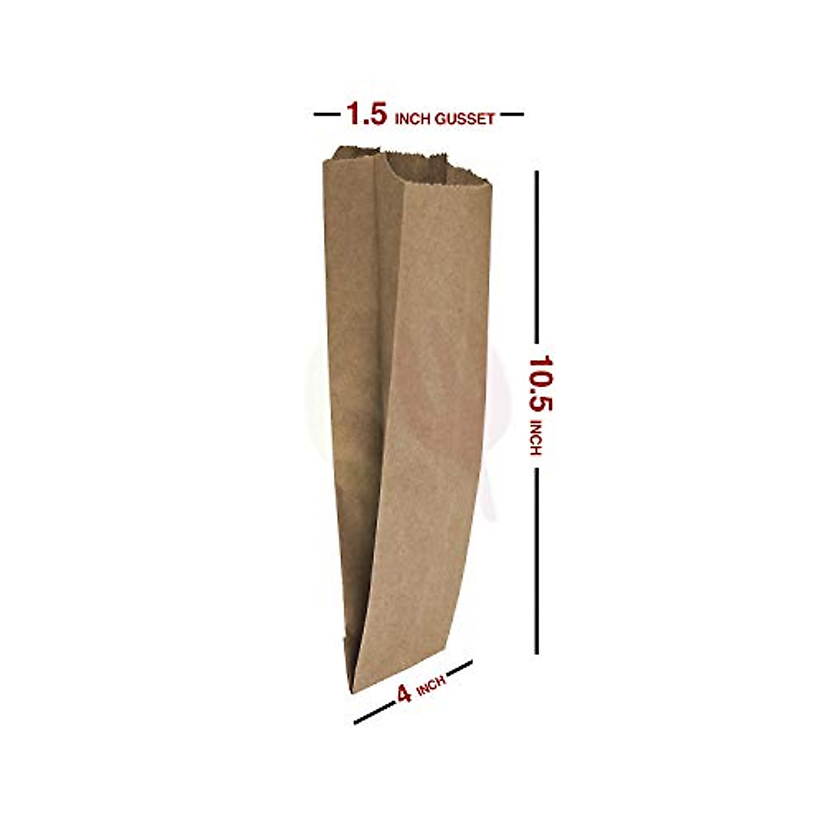CulinWare Beer Paper Bags Brown Kraft, Unprinted Grocery Beer Bags 500/Pack(1/2 Pint)