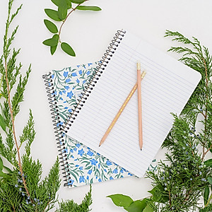 Decomposition Fairy Tale Forest College Ruled Spiral Notebook - 9.75 x 7.5 Journal with 160 Lined Pages - 100% Recycled Paper - Cute Notebooks for School Supplies, Home & Office - Made in USA