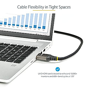 StarTech.com 3ft (1m) HDMI 2.1 Cable 8K - Certified Ultra High Speed HDMI Cable 48Gbps - 8K 60Hz/4K 120Hz HDR10+ eARC - Ultra HD 8K HDMI Cable - Monitor/TV/Display - Flexible TPE Jacket (HDMM21V1M)