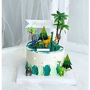 NWFashion 25PCS 3-5 INCH Model Scenery Landscape Rainforest Trees,Cake Topper Decorations