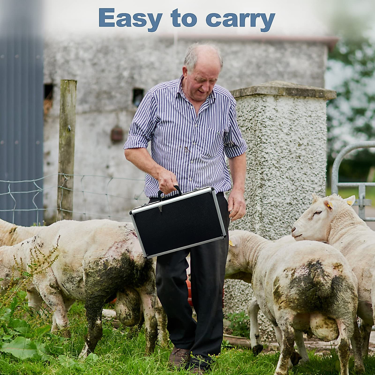 Aopuoe Portable Ultrasound Scanner for Veterinary, with 3.5Mhz Convex Probe, for Pig/Dog/Sheep/Tiger/Bear/and Other Medium-Sized Animals Use