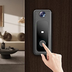 Ring Doorbell Camera Wireless with HD Video, 130° View, Electrical Equipment, Ring Video Doorbell with Night Vision,Two Way Audio,Home Security System, Rechargeable WiFi Doorbell