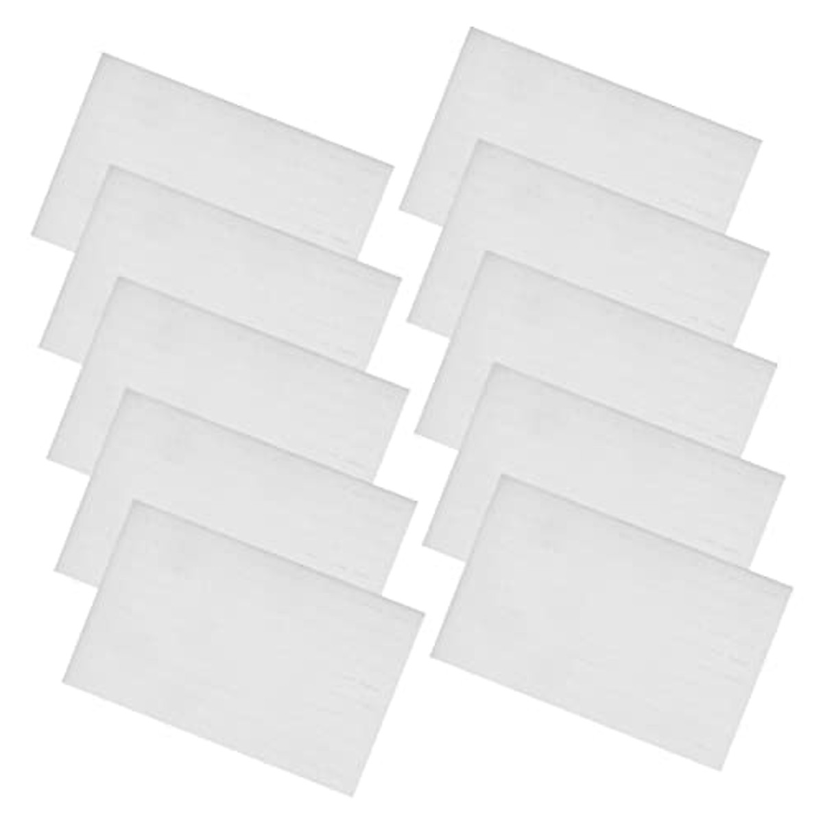 OKUMEYR 10pcs jewelry box pad showcase display for selling ear stud holder necklace foam insert drawer ring organizer earrings showcase trays earrings insert foam pad velvet sponge white