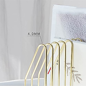 Decorative bookends Gold Bookend Desktop Desk Organizer Iron Book Holder Book Stand Office Supplies Desk Accessories Non-Skid Bookends Stand bookends