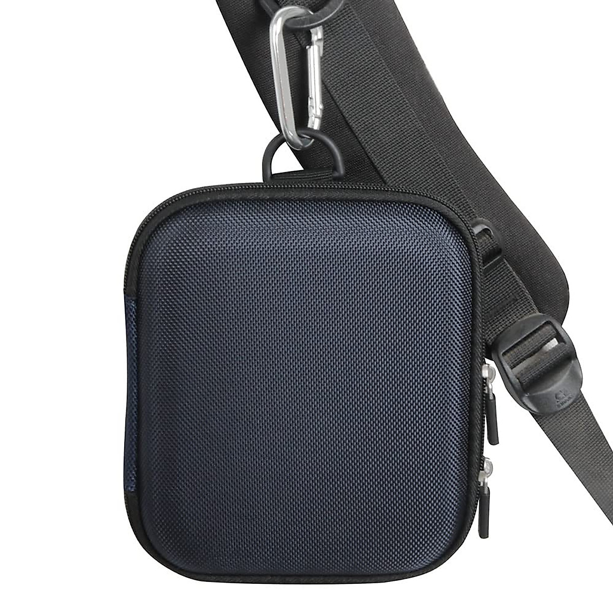 Anleo Hard Travel Case for SanDisk 500GB 1TB 2TB 4TB Extreme PRO Portable SSD (Black+Orange, Case for 2 Hard Drives)