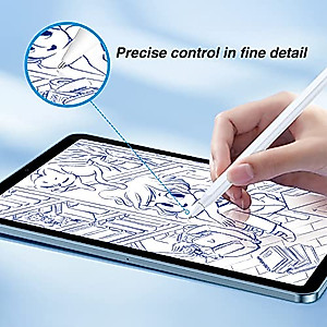 Ailun 3 Pack Apple Pencil Tips Replacement,Compatible with Apple Pencil 1st Gen and 2nd Gen,Penlike Metal Nib Wear-Resistant Pen Needle Stylus Tip,Precise Control White [3 Pack]